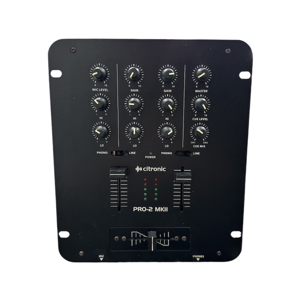 Citronic PRO2 MKII DJ Dual Channel Mixer *NO POWER SUPPLY* - Own4Less
